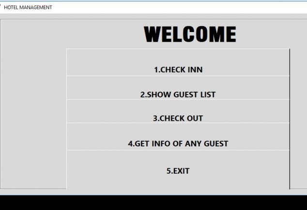 Hotel Management System In Python Tkinter Gui With Source Code Genial Code